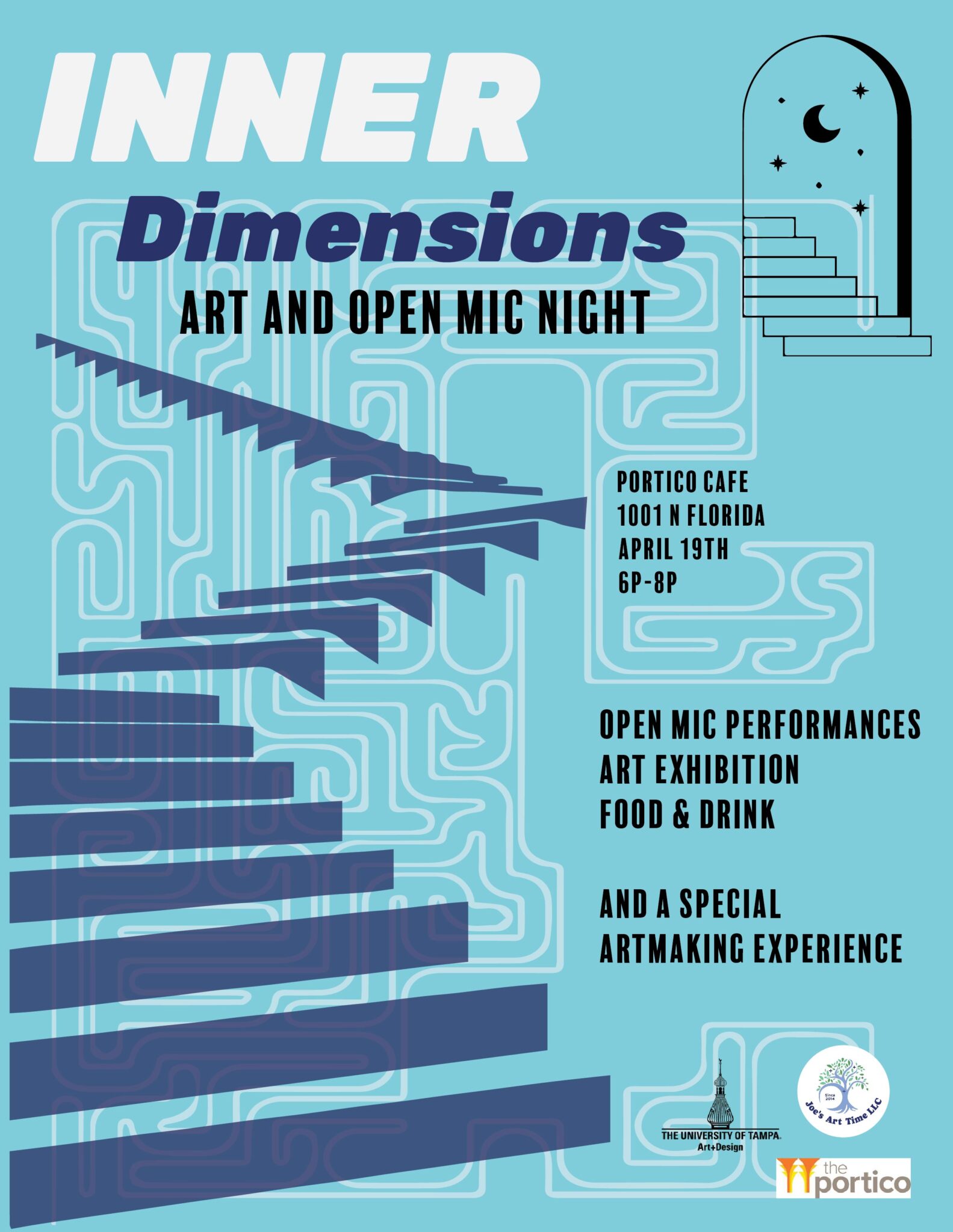 Inner Dimensions: An Art and Open Mic Night – The Portico